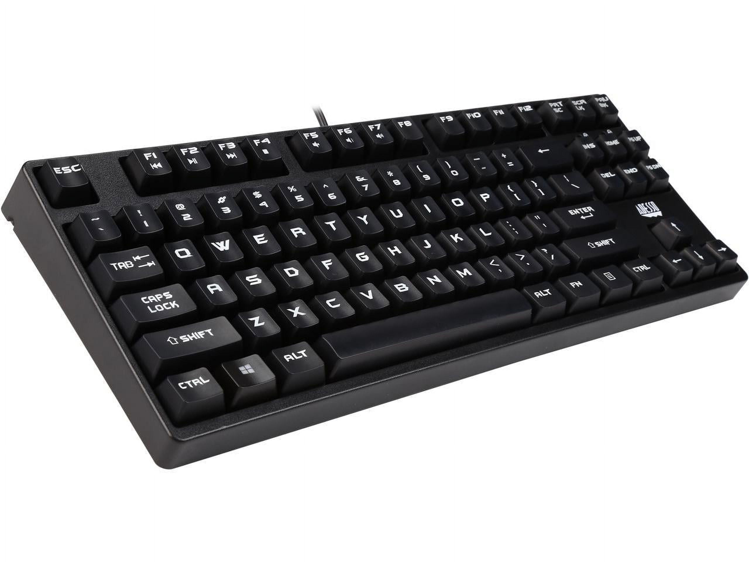 Adesso Compact Size Mechanical Gaming Keyboard - Walmart Business Supplies