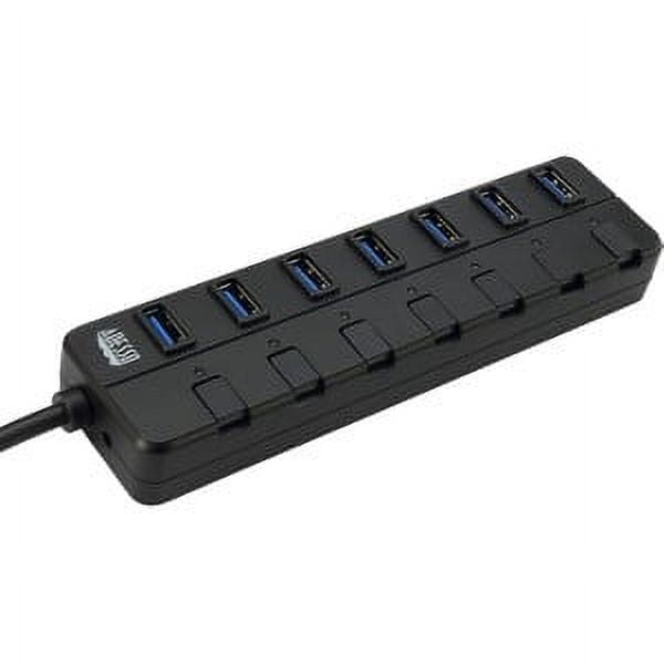 Adesso AUH-3070P – 7-Port USB 3.0 Hub with Individual Power Switch ...