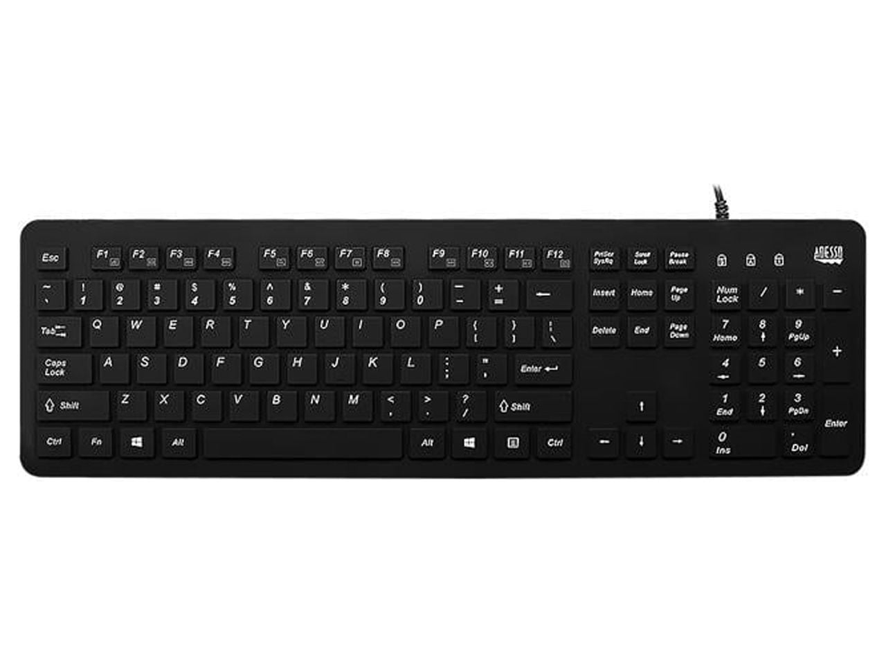 ANTIMICROBIAL WATERPROOF RIGID KEYB INET MM HOTKEYS BL SILICONE ...