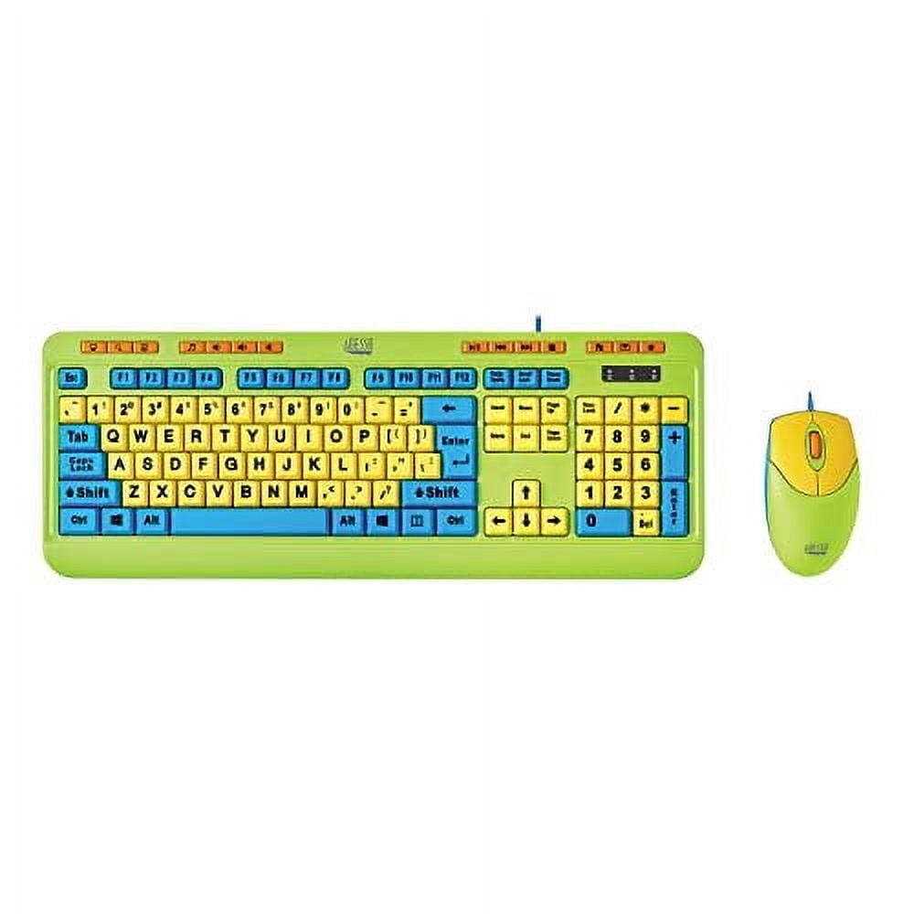 Adesso Kids Keyboard and Mouse Combo with Multimedia Controls ...