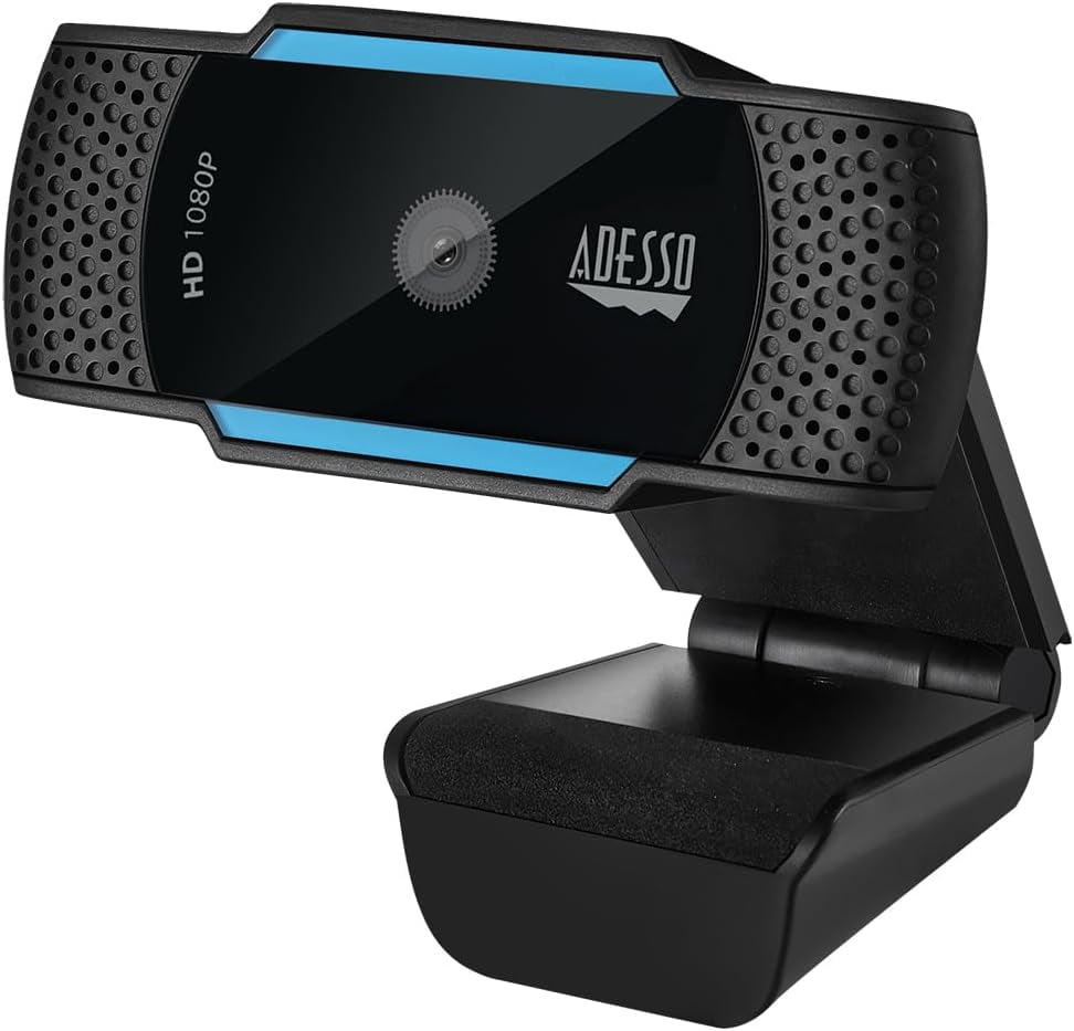 Adesso Cybertrack H5 1080p Hd USB Autofocus Webcam with Microphone ...