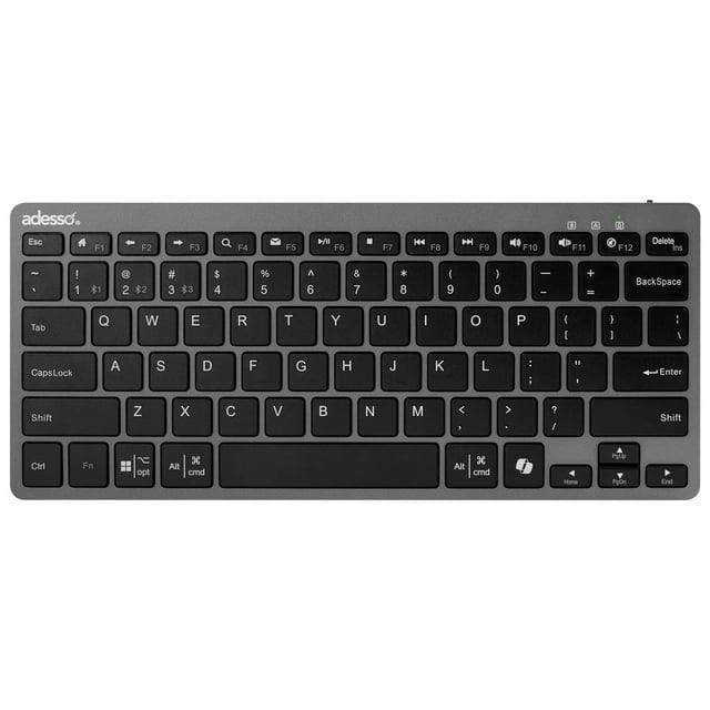 Adesso WKB-7000 Keyboard, Gray/Black WKB-7000 - Walmart.com
