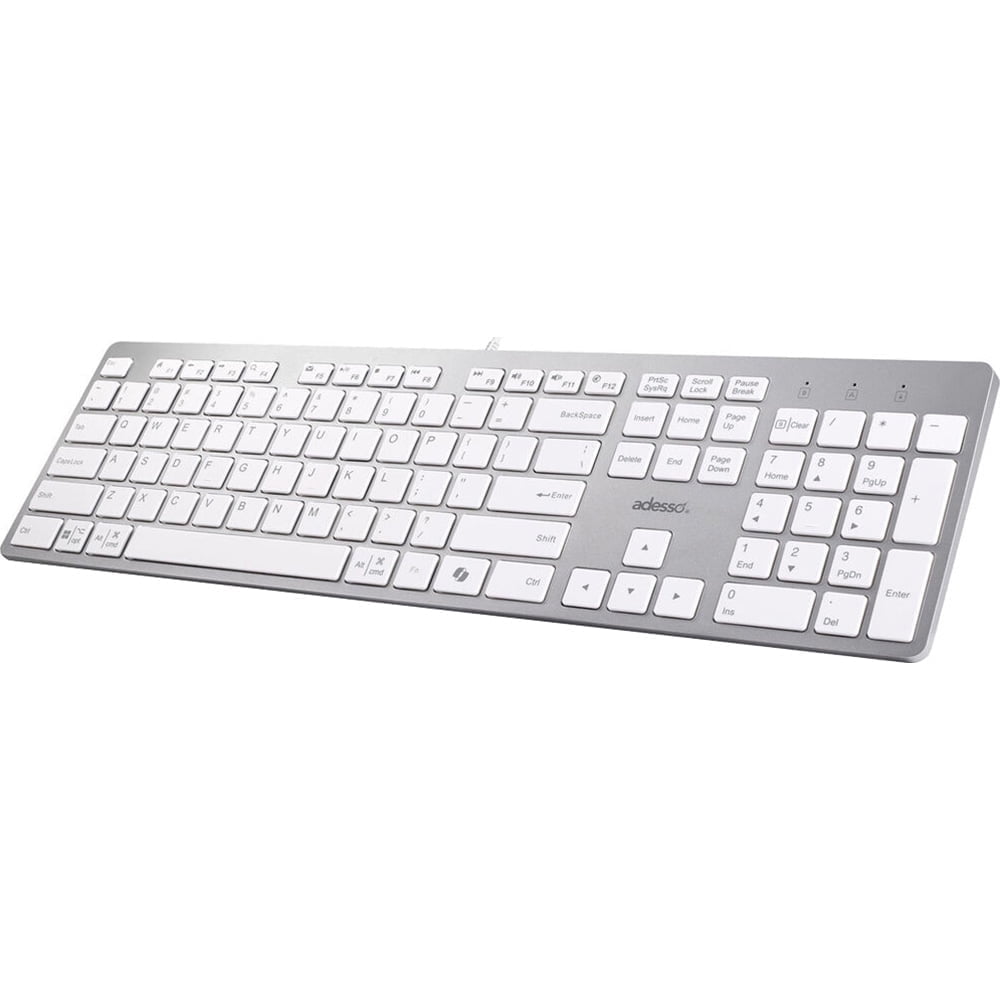 Adesso EasyTouch AKB-730UW Keyboard - Cable Connectivity - USB Type C ...