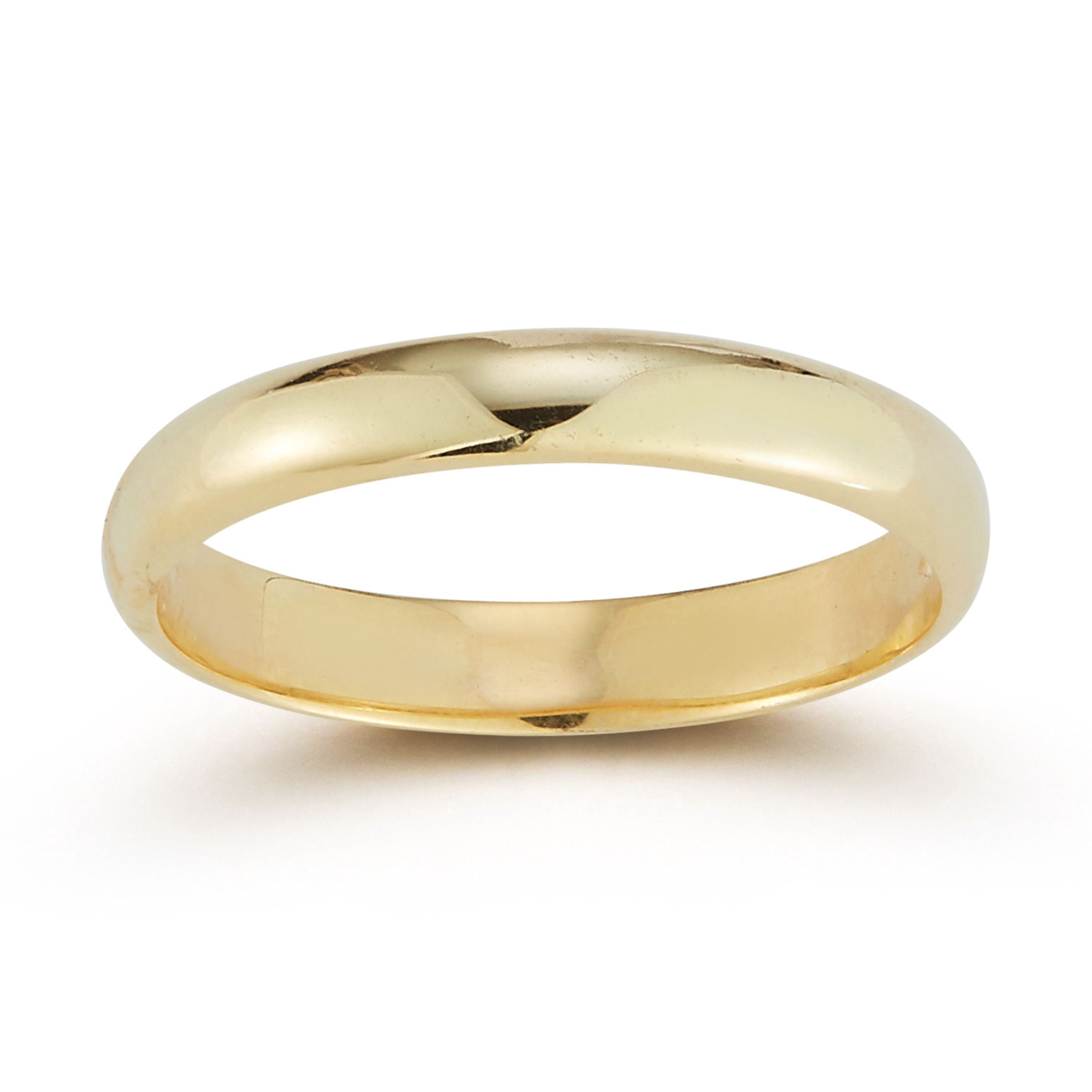 Adesso Milano Jewelry 925 Sterling Silver Gold Polished Wedding Band ...