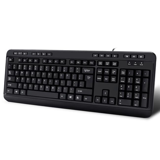 Adesso Multimedia Desktop Keyboard with 3-Port USB Hub - Walmart.com