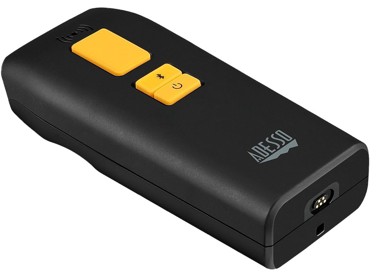 Adesso Portable Pocket Size Bluetooth 2D/1D Long Range Barcode Scanner ...