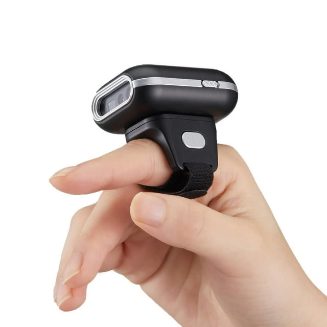 Adesso NuScan 4300B 2D Bluetooth Wireless Ring Finger Barcode Scanner ...