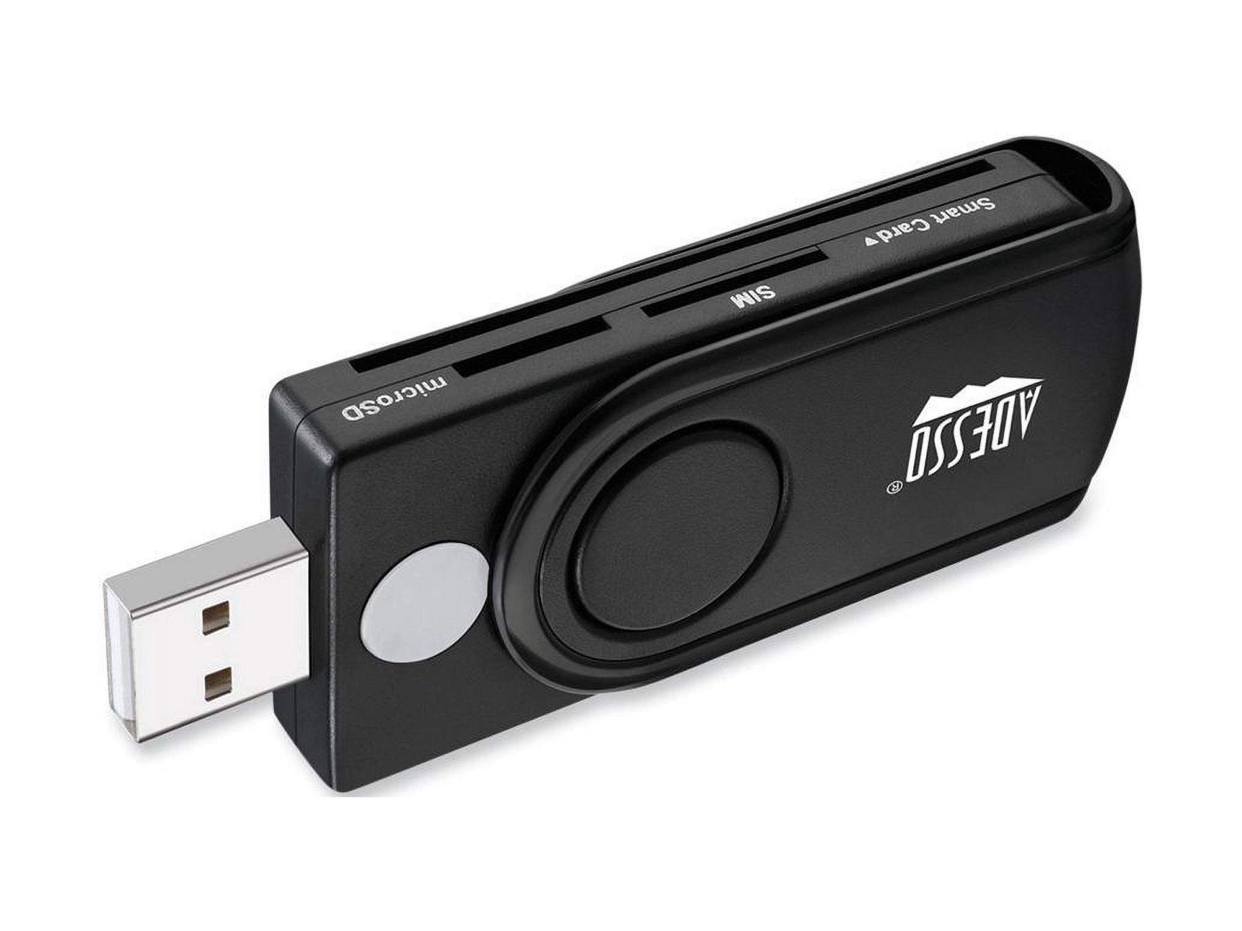 Adesso SCR-200 Smart Card Reader SCR200 - Walmart.com