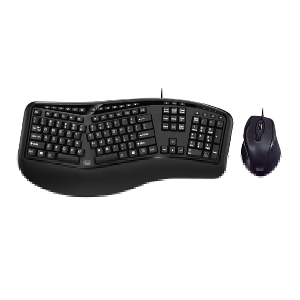 Adesso TruForm 150CB Desktop Ergonomic Keyboard & Mouse Combo - Walmart.com