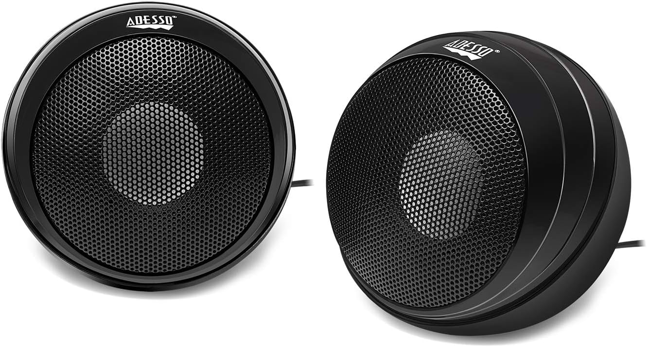 Adesso Xtream S4 USB-Powered Desktop Computer Speaker with Dynamic ...
