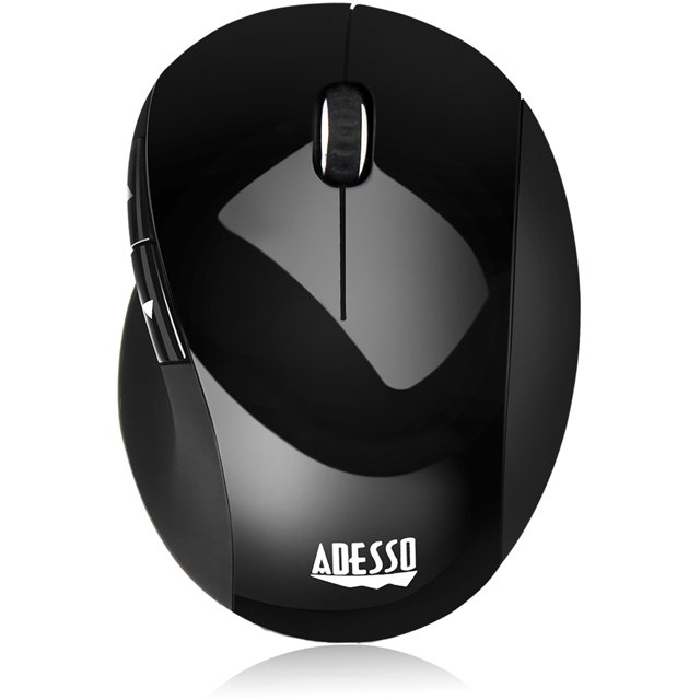 Adesso iMouse E55- 2.4GHz RF Wireless Vertical Ergonomic Mouse ...