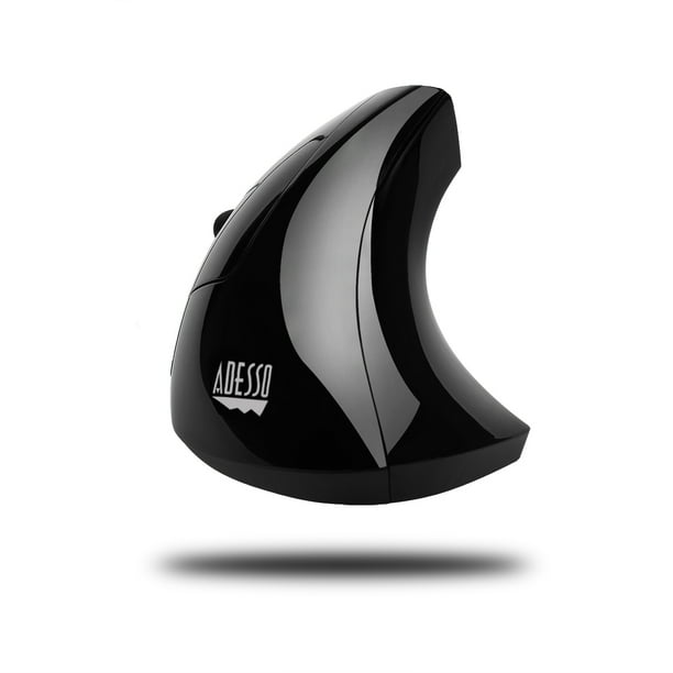 Adesso iMouse E90 Wireless Left-Handed Vertical Ergonomic Mouse ...