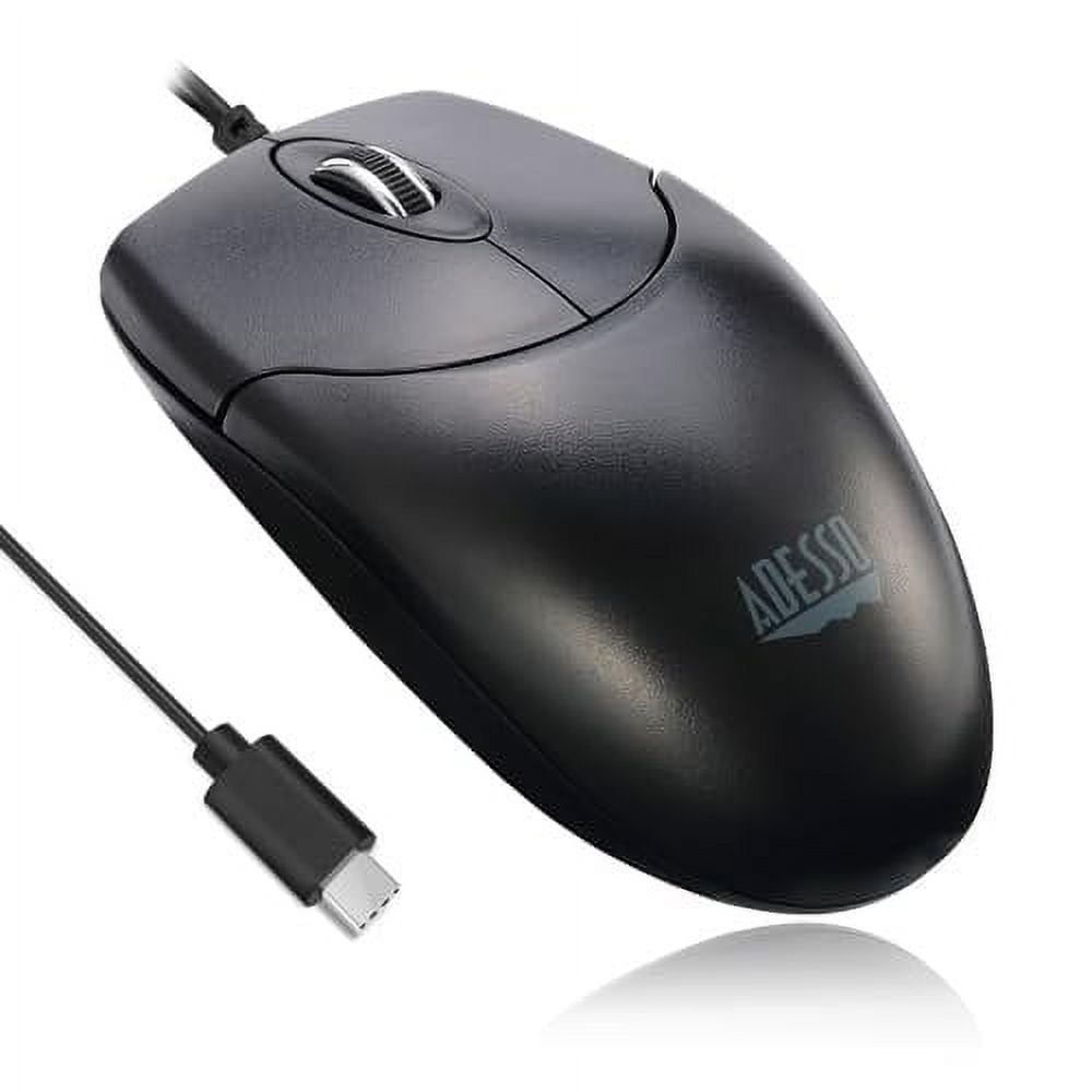 Adesso iMouse M6C-TAA USB Type-C Desktop Full Size Mouse TAA Certified ...