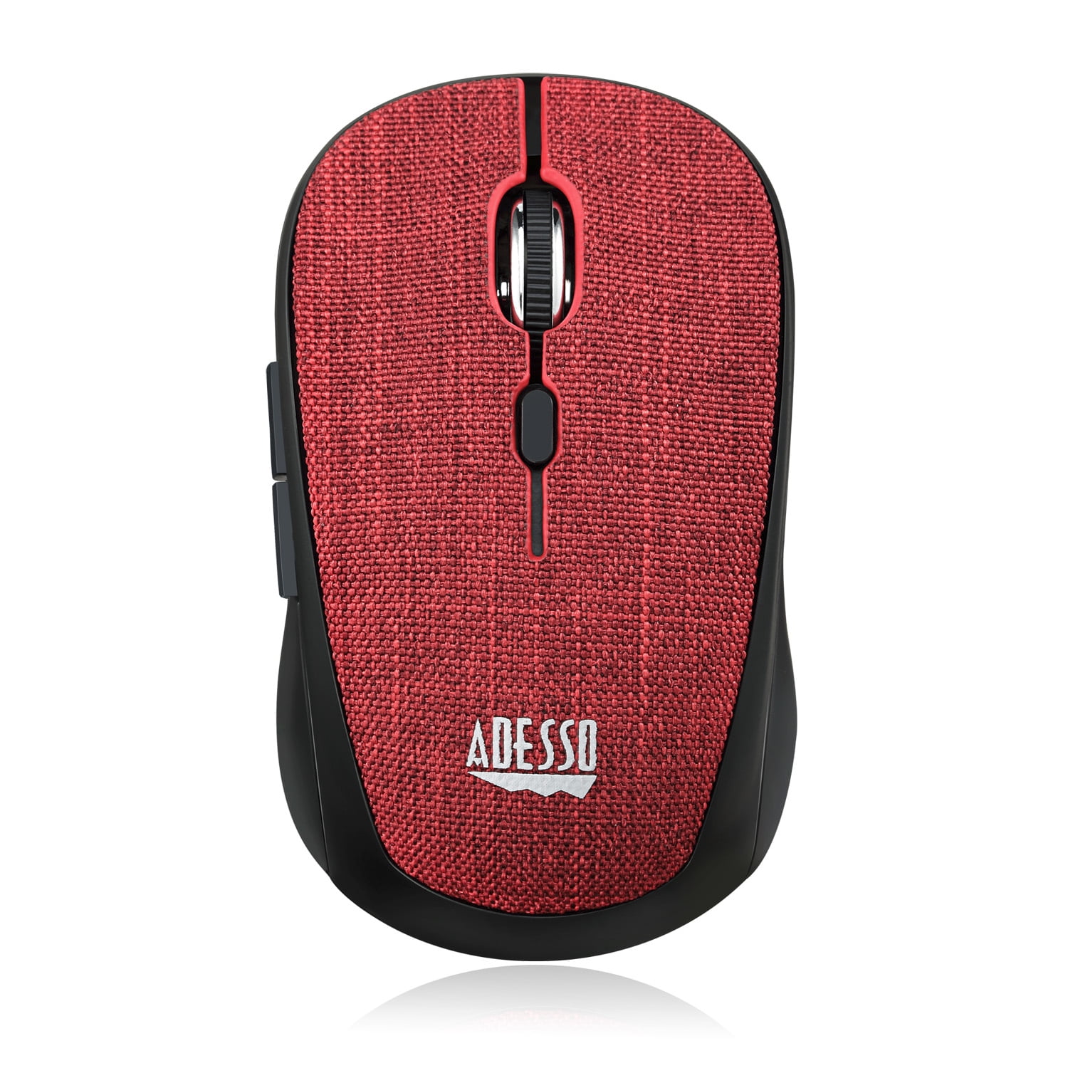 Adesso iMouse S80R - Wireless Fabric Optical Mini Mouse - Red - Walmart ...