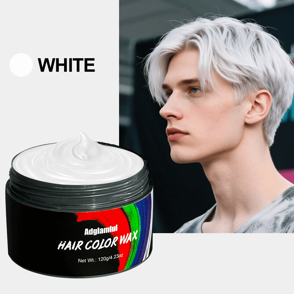 Adglamful Hair Color Wax - Temporary Hair Dye for White Hair ...