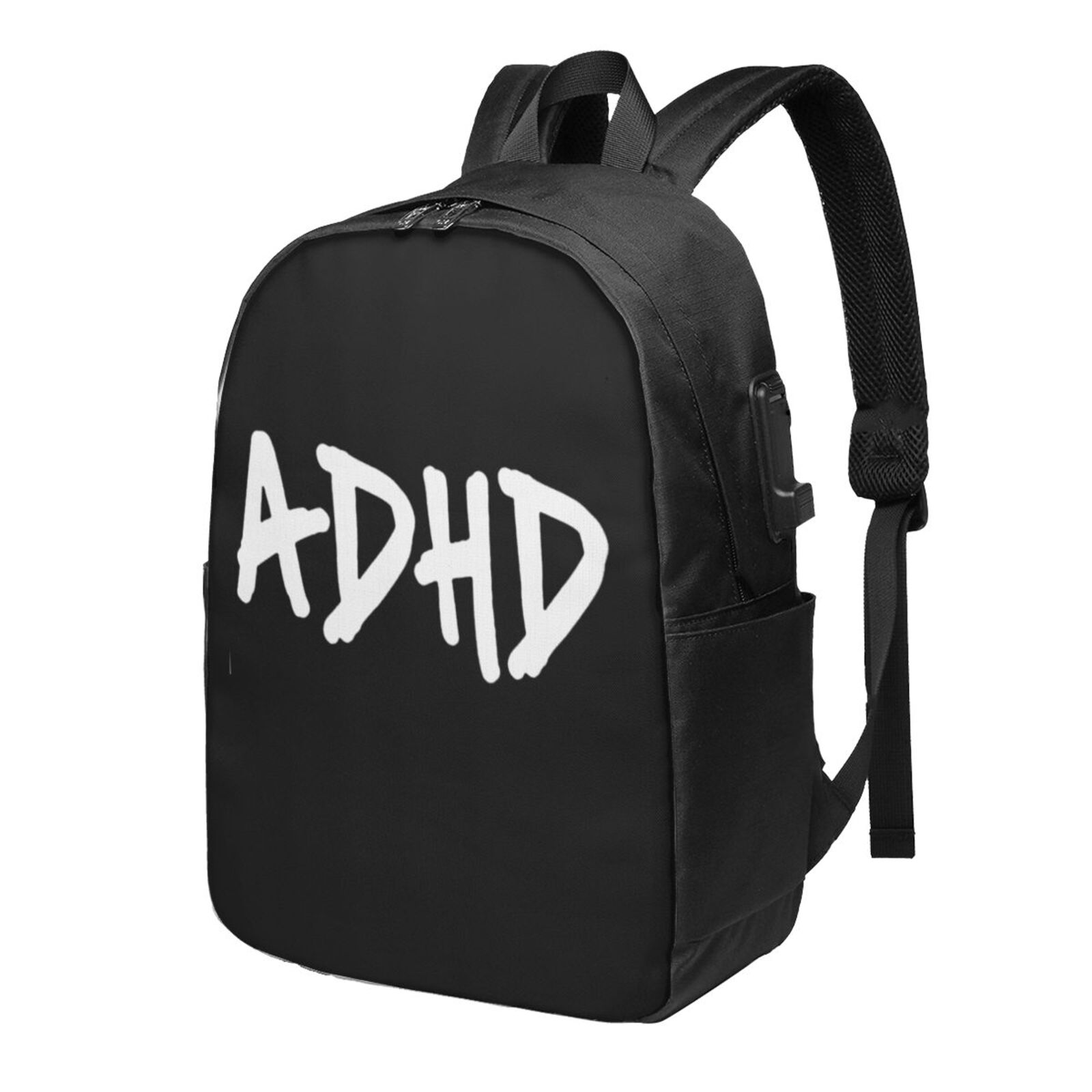 Adhd Backpack Fashion Travel Backpack Laptop Backpack 17 Inch External ...