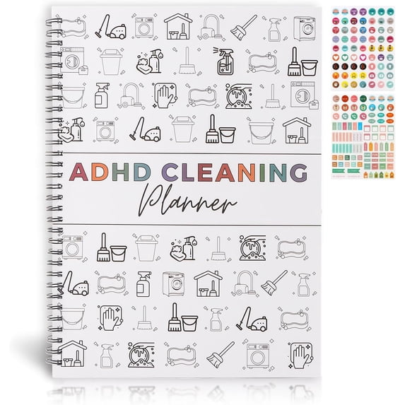 Adhd Cleaning Planner, Adhd Cleaning and Organizing Planner for Adults ...