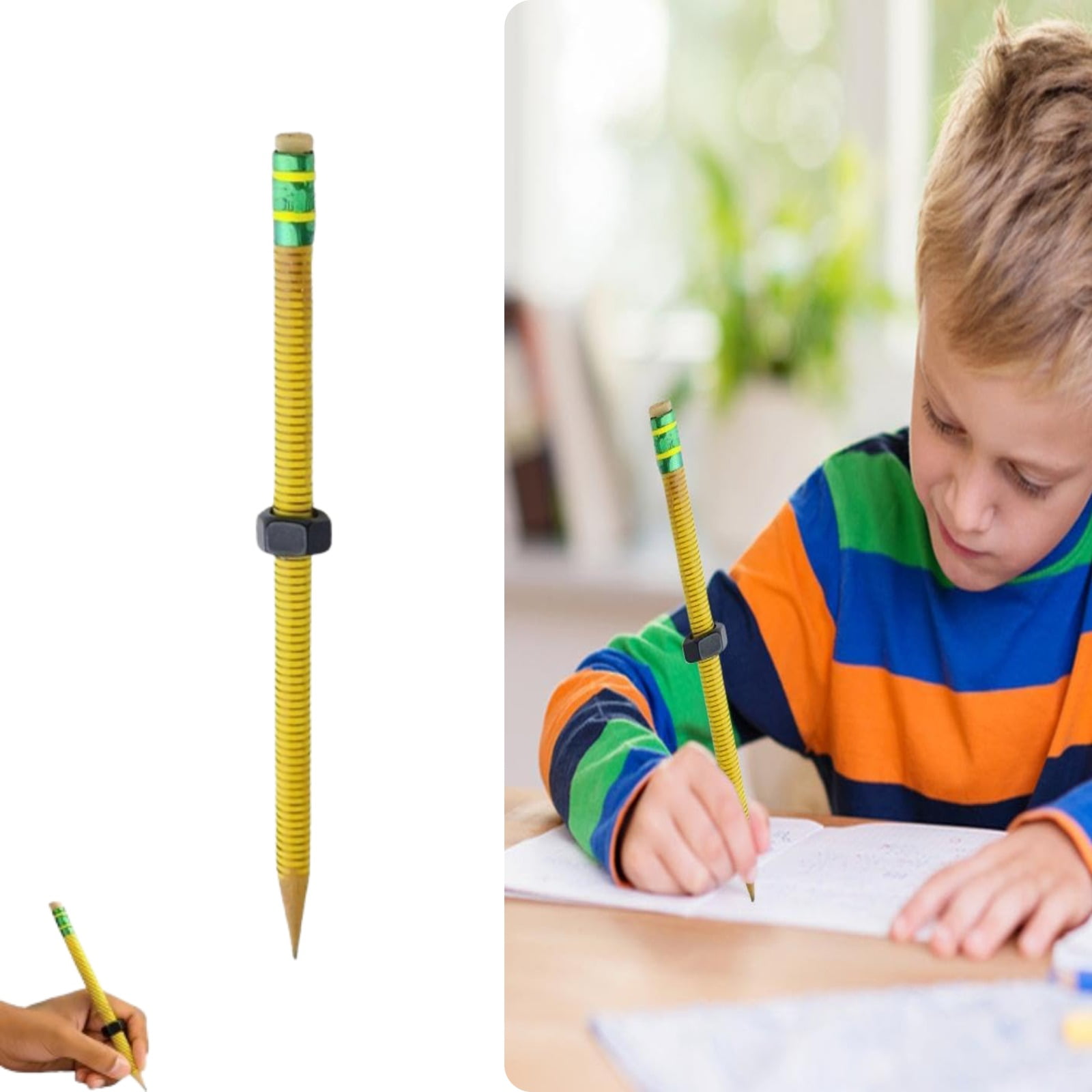 Adhd Pencils - Threaded Pencil for Adhd & Anxiety, Threaded Pencil with ...
