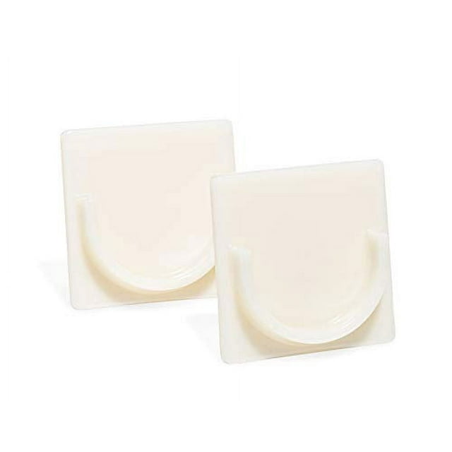 Adherion Adhesive Shower Curtain Rod Holder | Rod Retainer | No ...