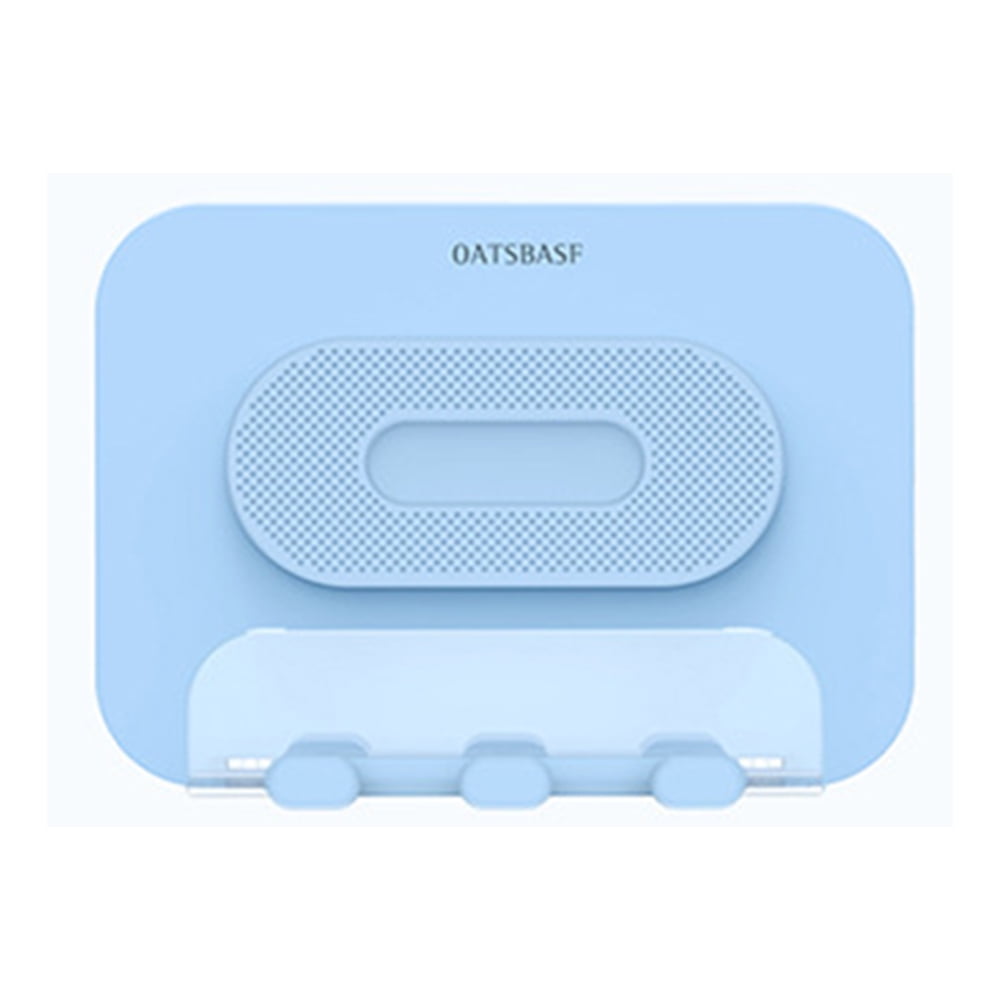 Adhesive Adjustable Angle Cell Phone Wall Mount Holder with Hooks for ...