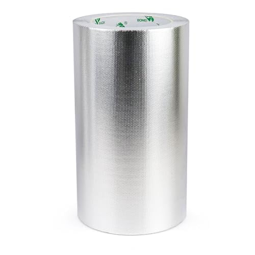 Adhesive Aluminum Foil Heat Shield Tape Barrier, Fiberglass Thermal ...