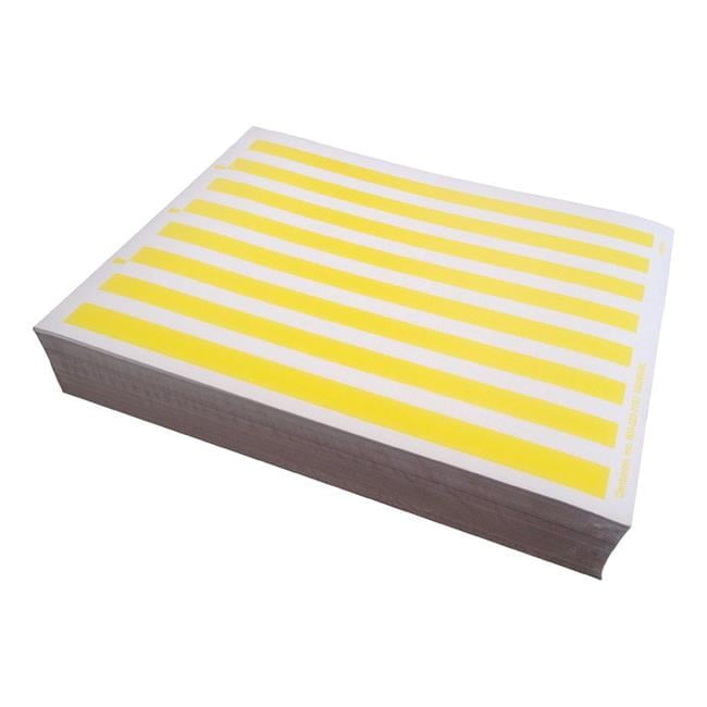 Adhesive Backed Bin Tag Labels, Yellow - Walmart.com