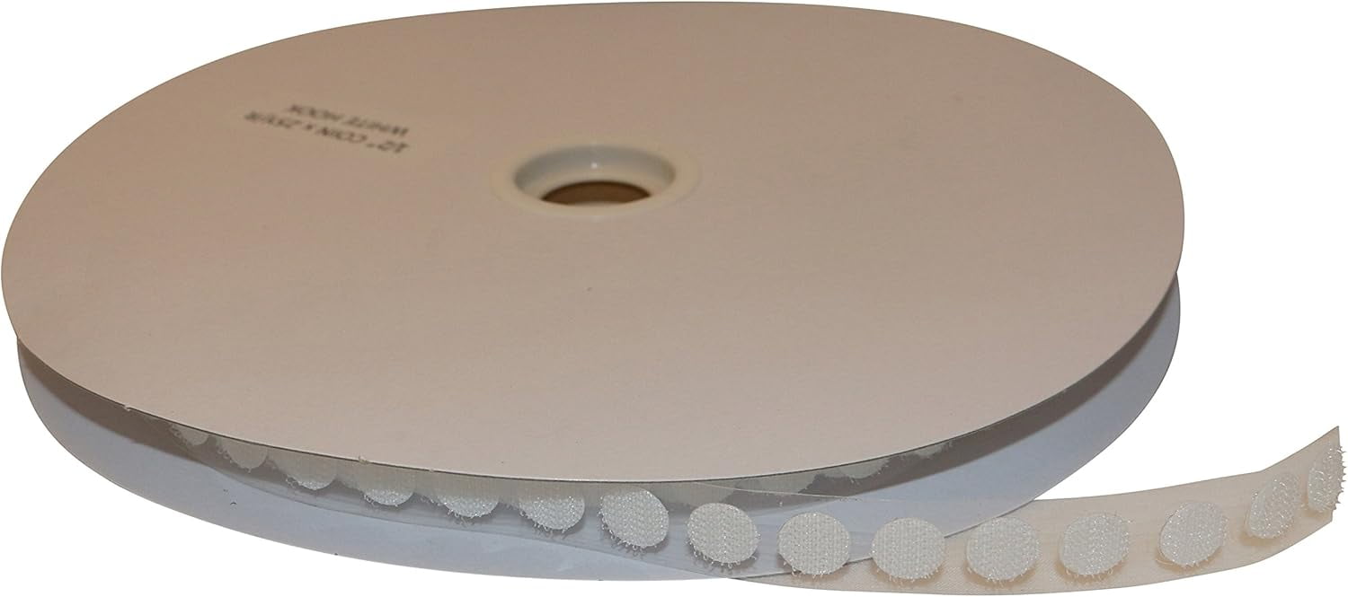 Adhesive-Backed Hook-Side Only Coins/Dots (HL74-C): 1/2 in. diameter ...