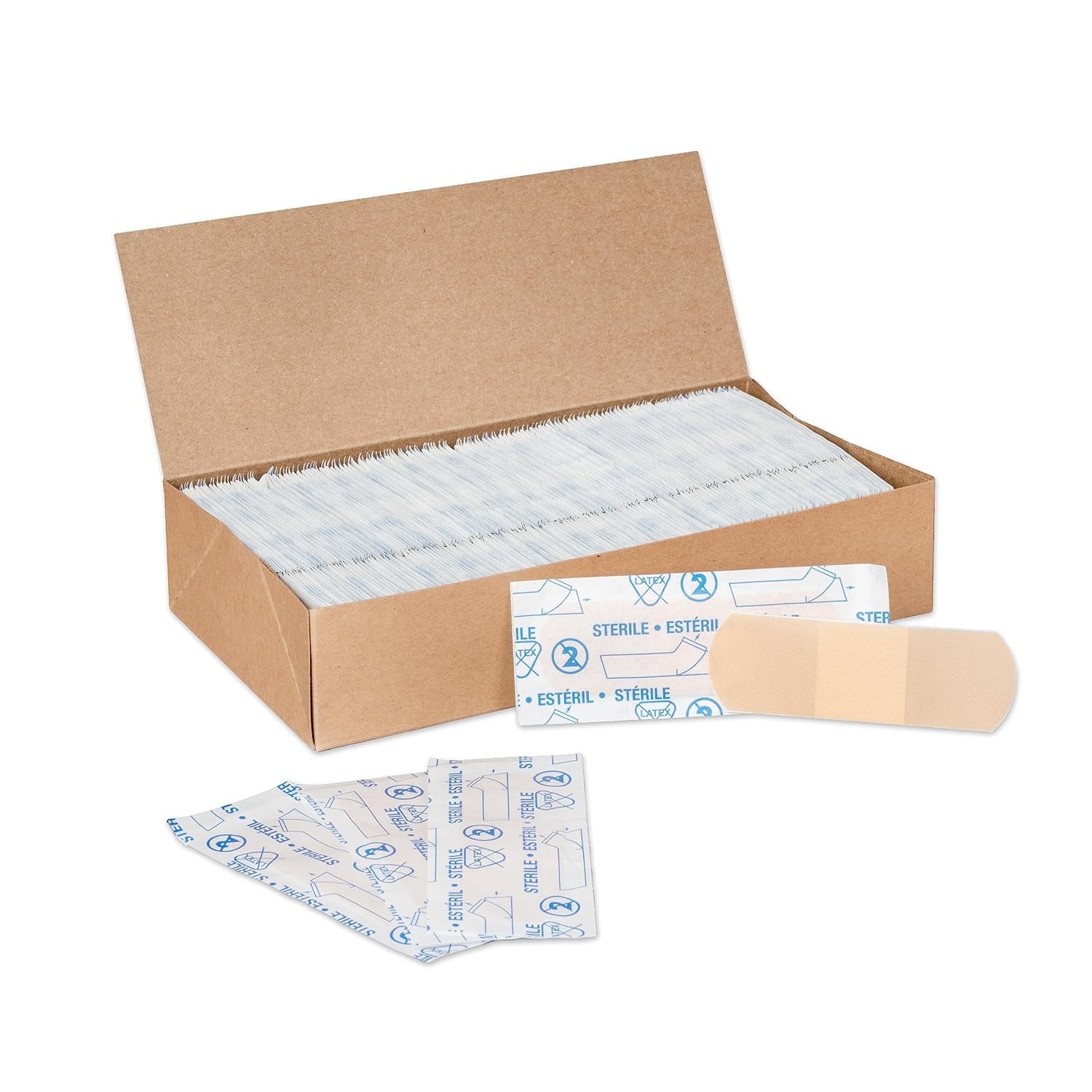 Dukal Adhesive Bandages, 1" x 3", Sheer Strips, Sterile Bulk - Walmart.com