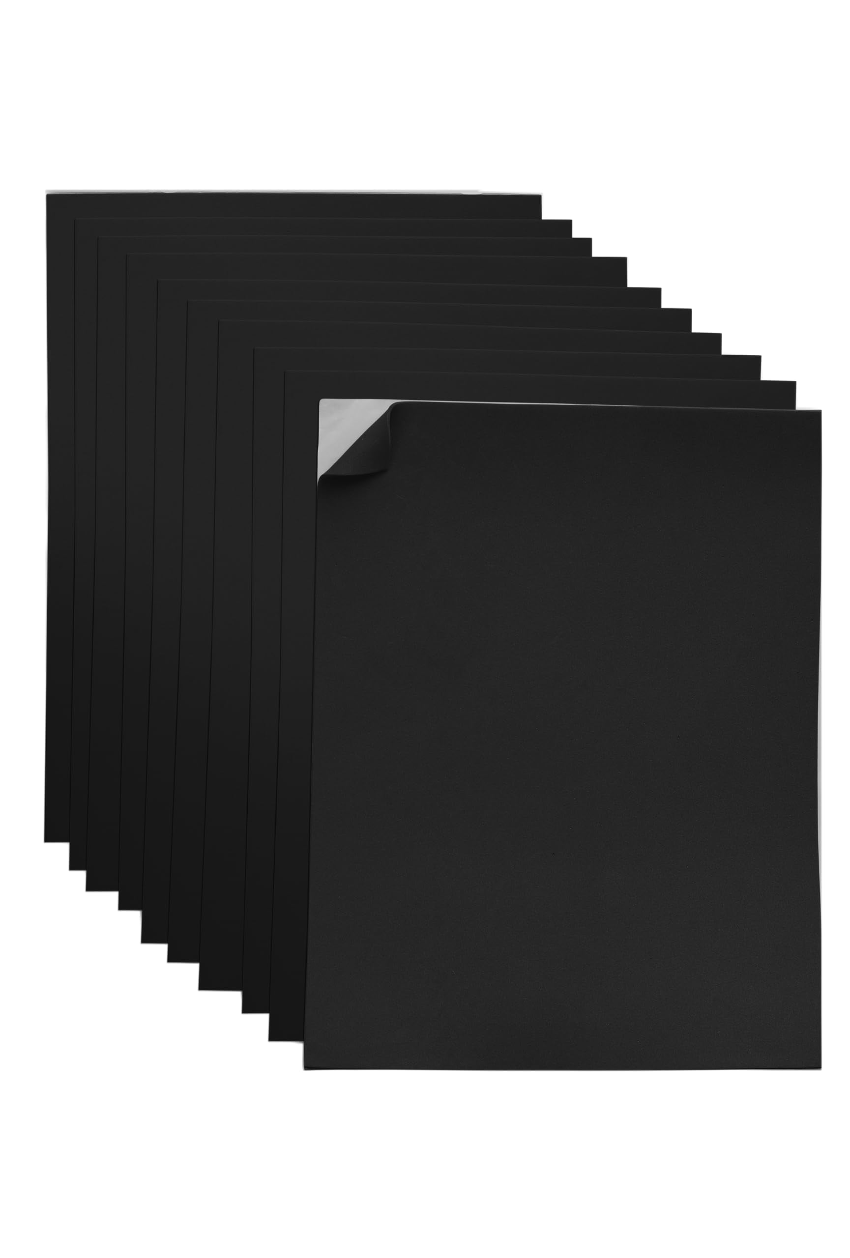 Adhesive Black EVA Foam Sheets for AIS1 Crafts, 9" x 12", 2mm Thickness ...