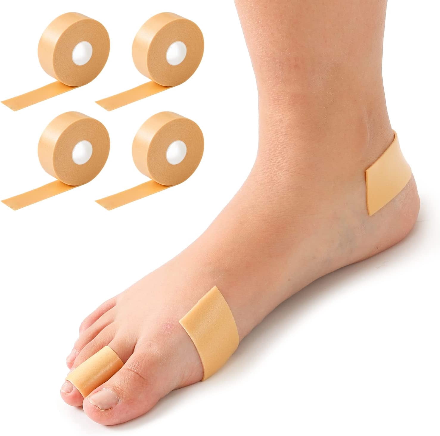 Adhesive Blister Tape Pads, 4 Rolls Blister Bandages Patches for ...