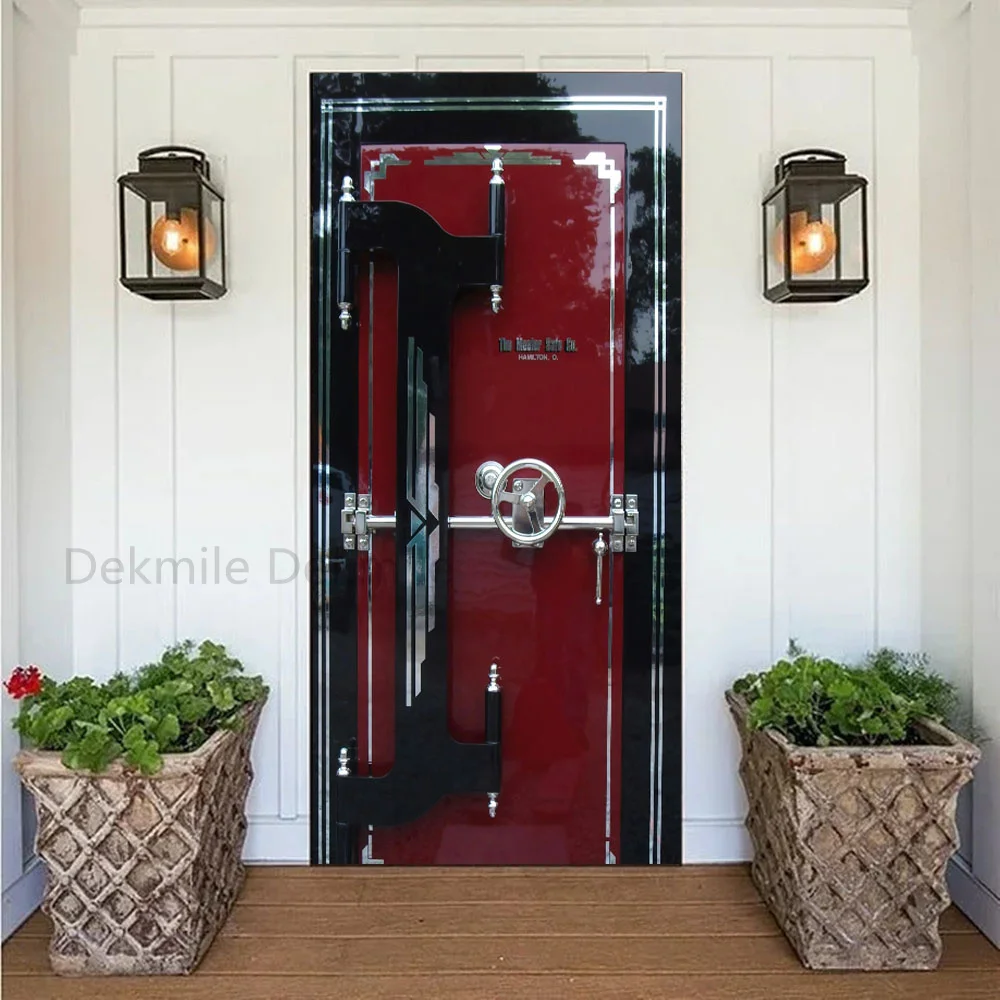 Adhesive Blue Black White Red Pink Green Container Telephone Booth Door ...