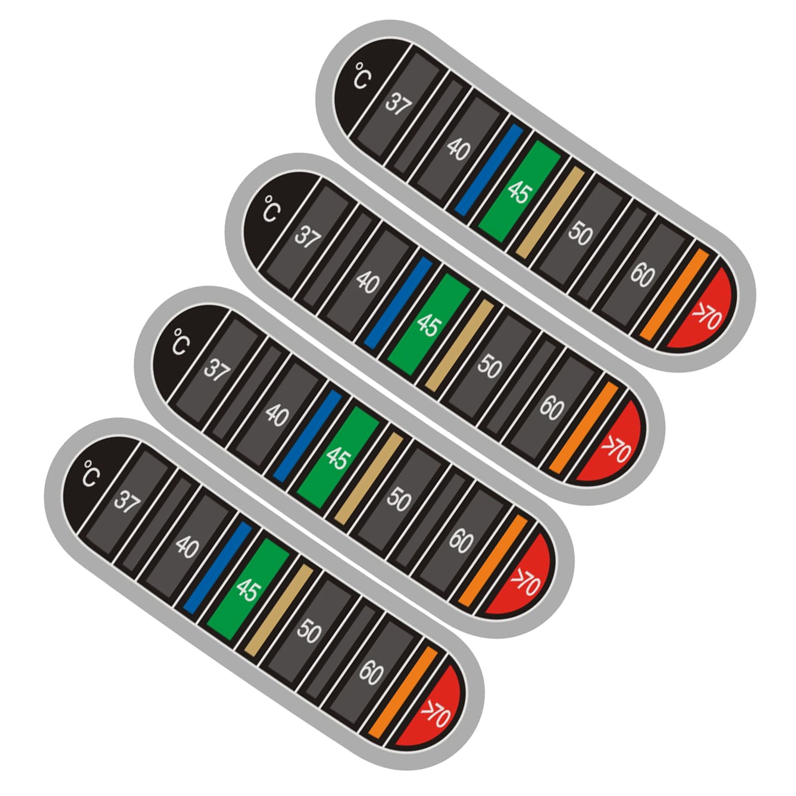 Adhesive Color Temperature Display Stickers Bottle Thermometers Strips ...