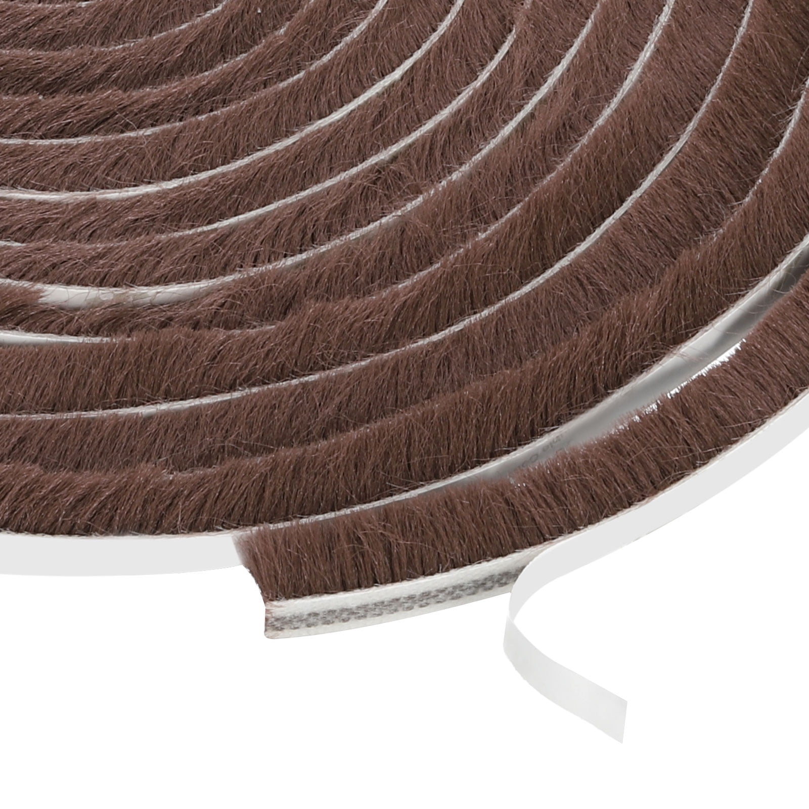 Adhesive Brush Seal Weather Stripping 1/2" x 1/4" x 16.4ft for Sliding ...