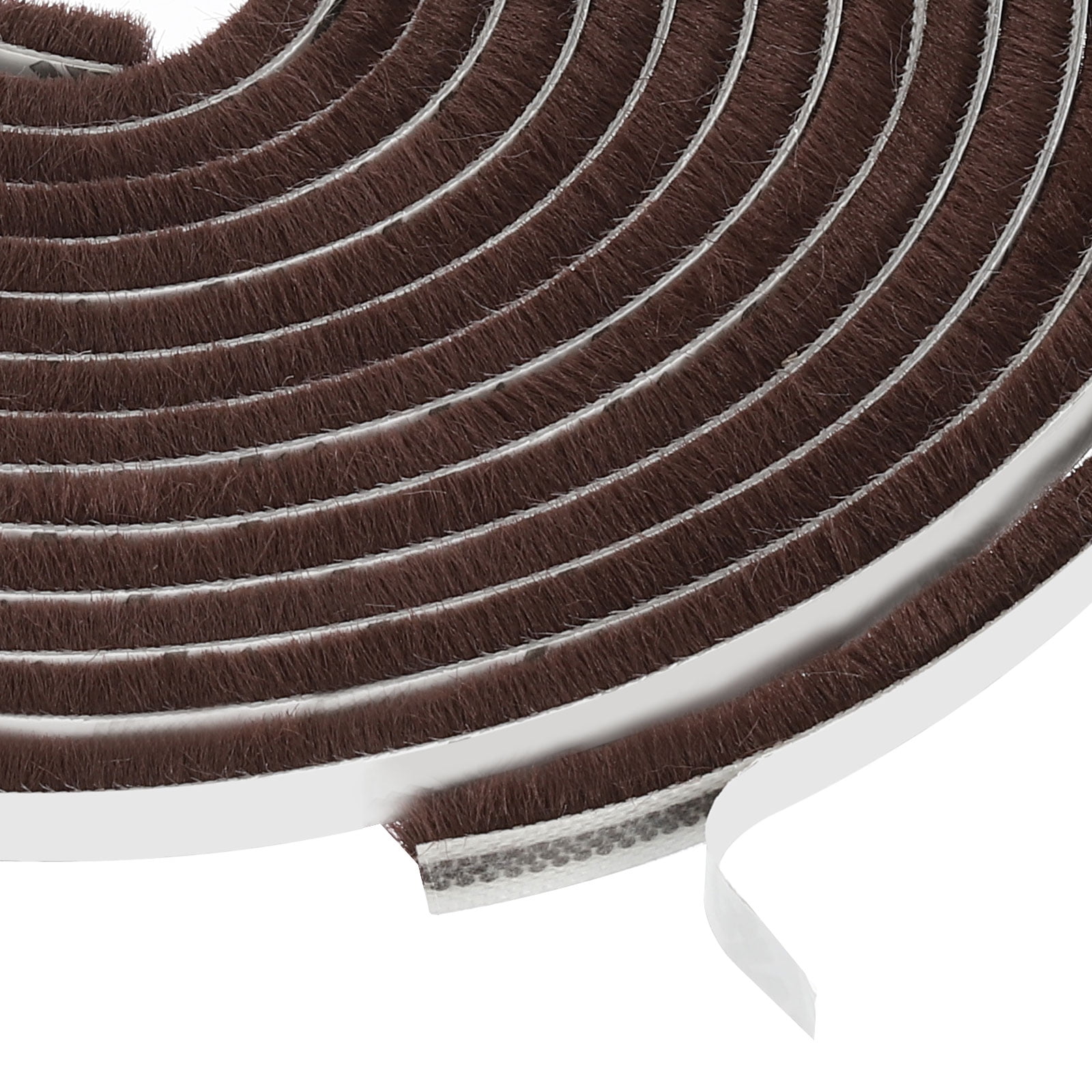 Uxcell Adhesive Brush Seal Weather Stripping 6mm x 7mm x 5M for Sliding ...