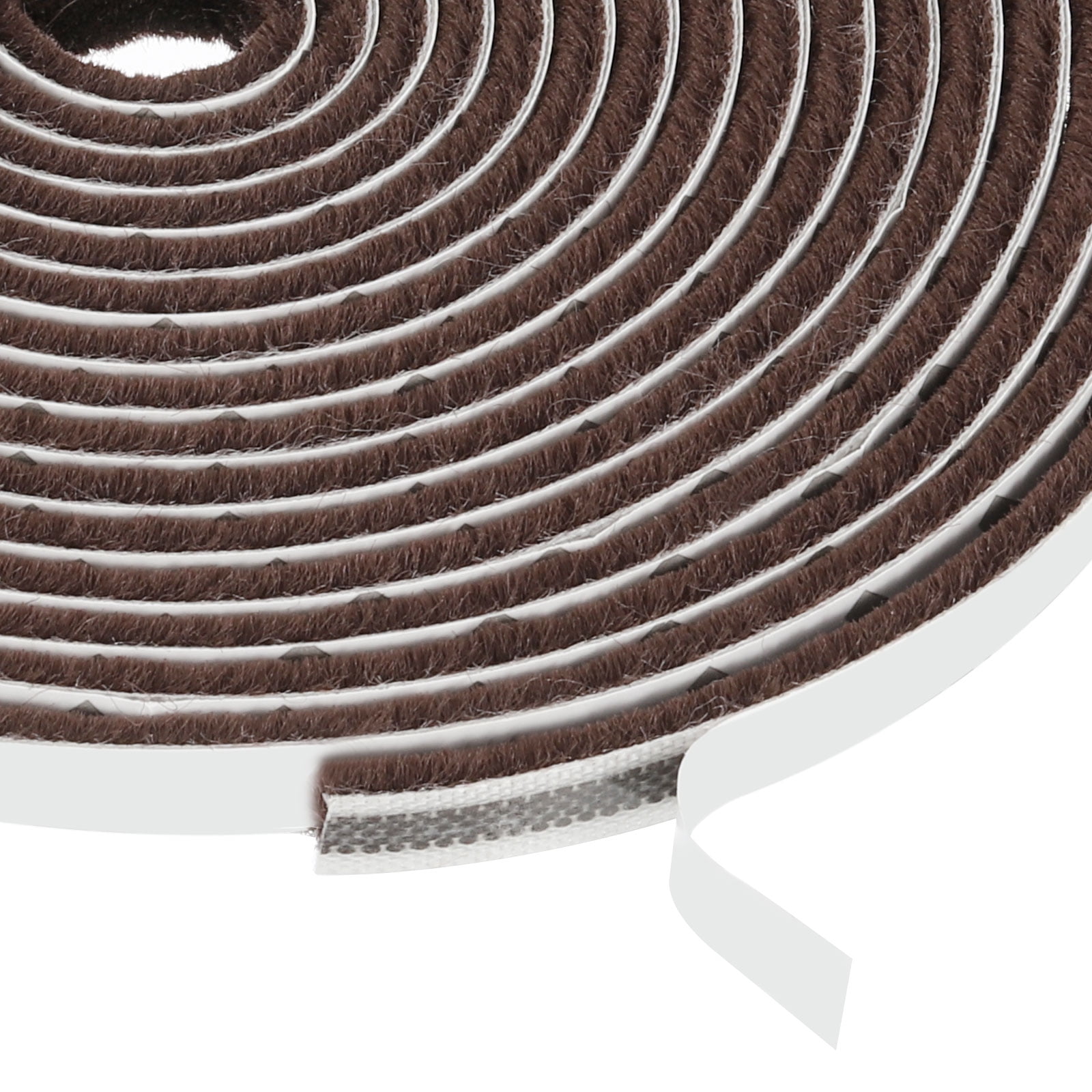 Adhesive Brush Seal Weather Stripping 3/16" x 3/8" x 16.4ft for Sliding ...