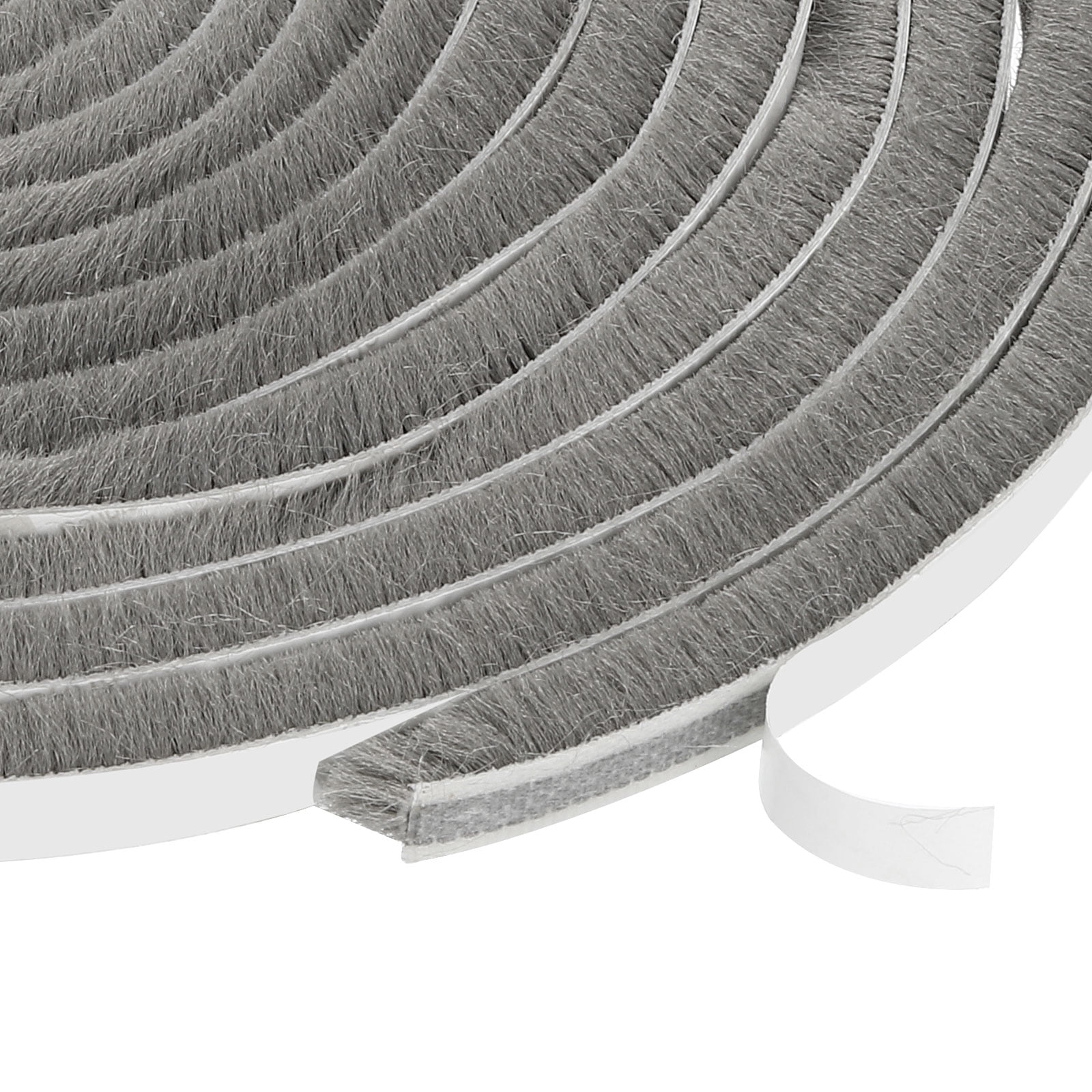 Adhesive Brush Seal Weather Stripping 3/8" x 3/8" x 49ft for Sliding ...