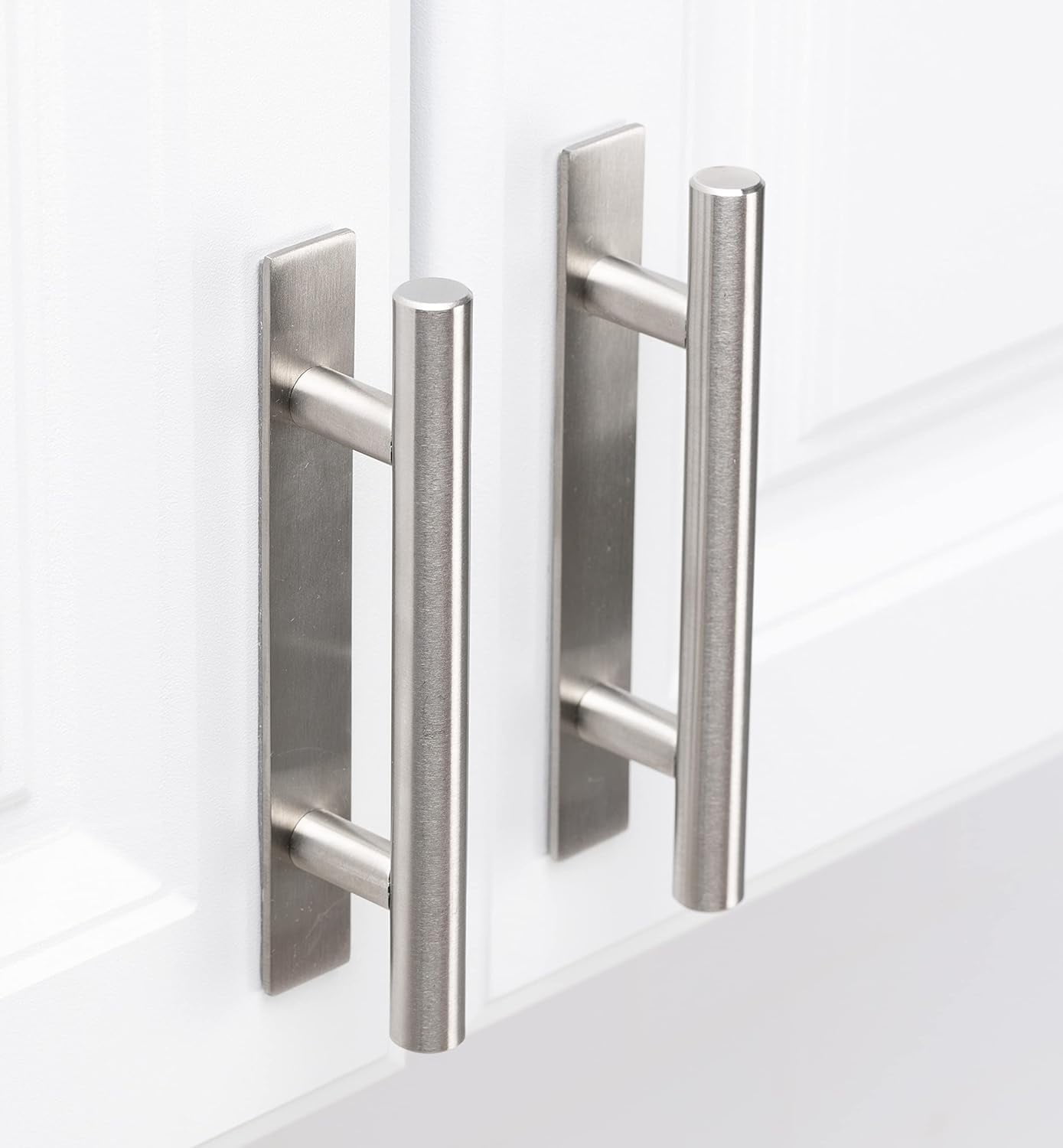 Adhesive Cabinet Handles 5" | No Drilling Stick On Handle for Drawers ...