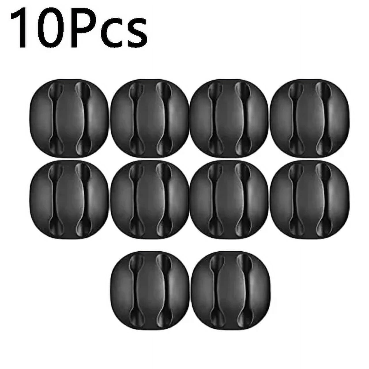 Adhesive Cable Clips Silicone Cable Organizer Desktop Wall Charging ...