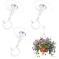 Adhesive Ceiling Hook, 3 PCS Heavy Duty Self-Stick Ceiling Hooks for ...