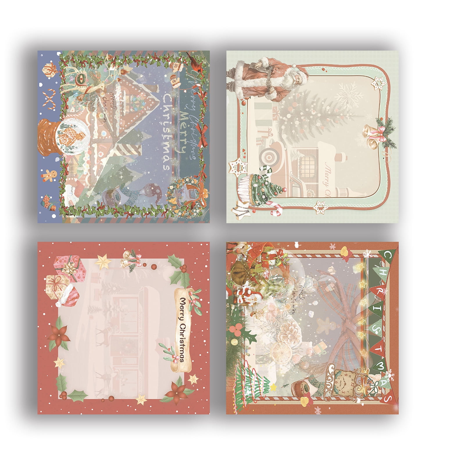 Adhesive Christmas Theme Writing Pad Multipurpose Friendly Paper ...