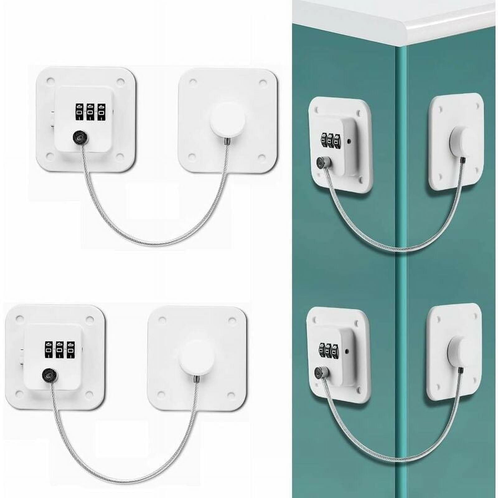 Adhesive Combination Locks for Child , Keyless Combination with Strong ...