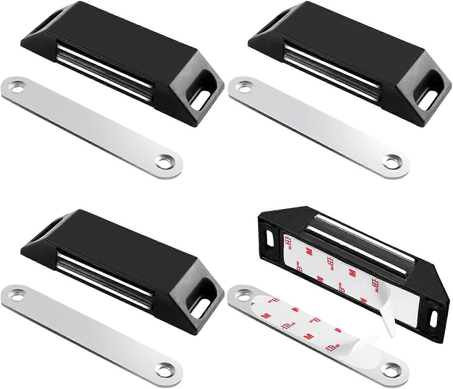 Adhesive Cupboard Door Magnet Set of 4 Magnetic Door Latches No ...