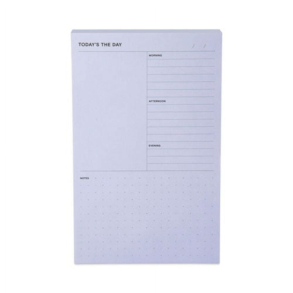 Adhesive Daily Planner Sticky-Note Pads, Daily Planner Format, 4.9" x 7 ...