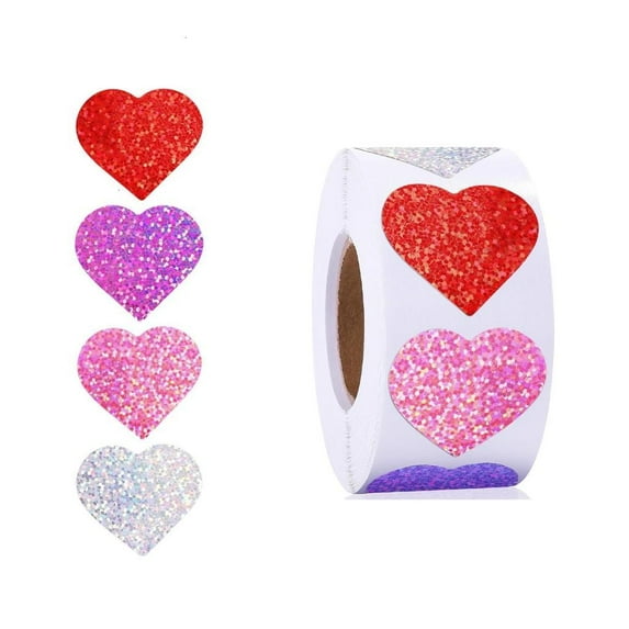 Adhesive Decorative Sticker Valentine's Day Sticker Heart Sticker ...