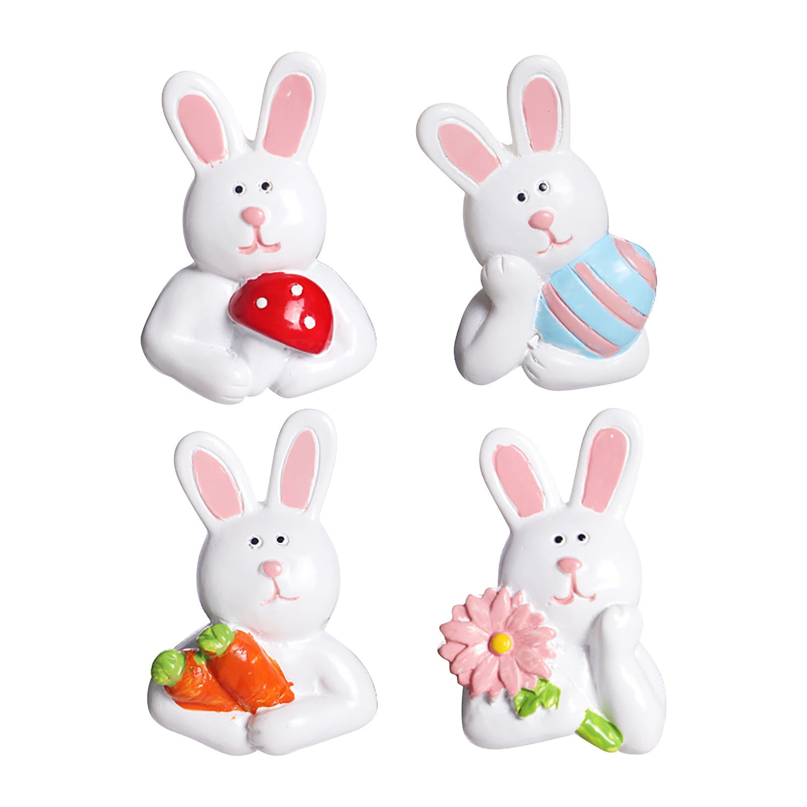 Adhesive Easter Bunny Refrigerator Decal - Removable Egg Themed Fridge ...