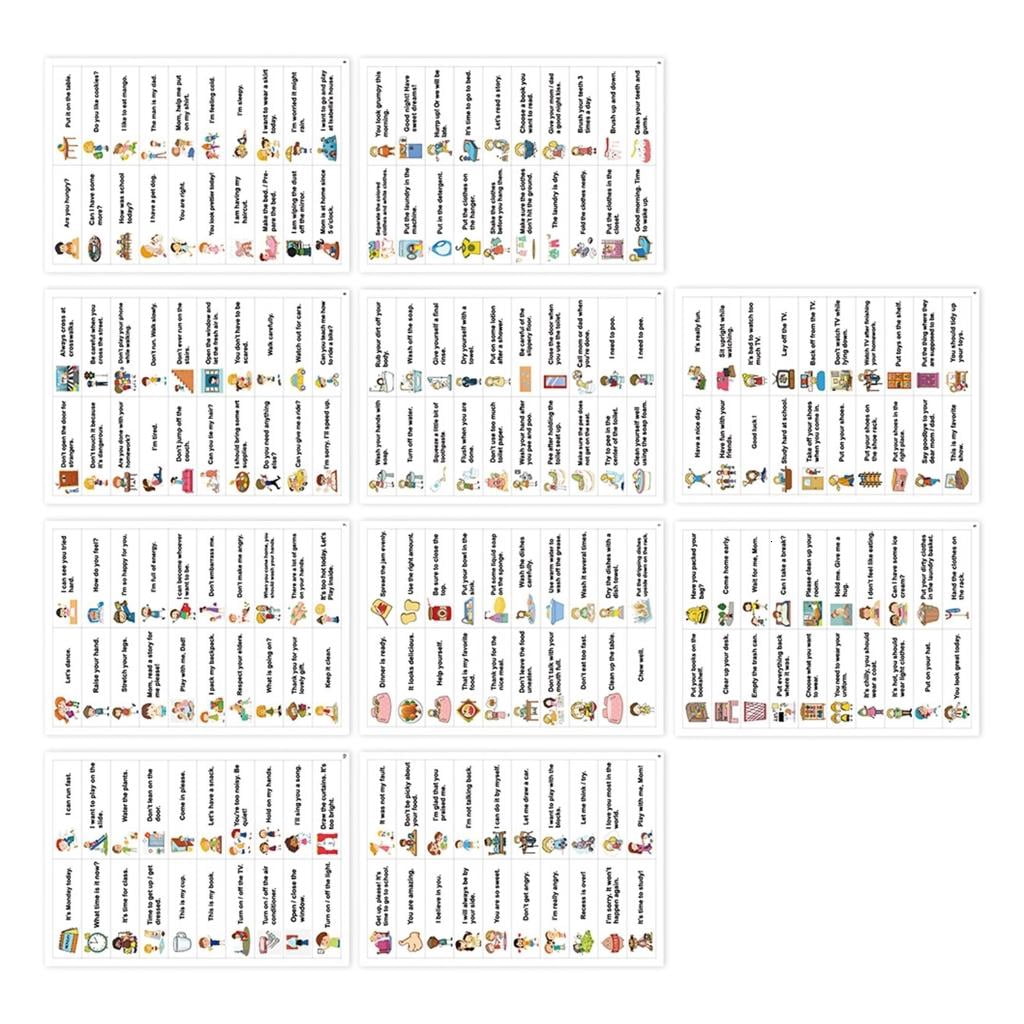 Adhesive English Word Sticker Educational Vocabulary Sticker Language ...