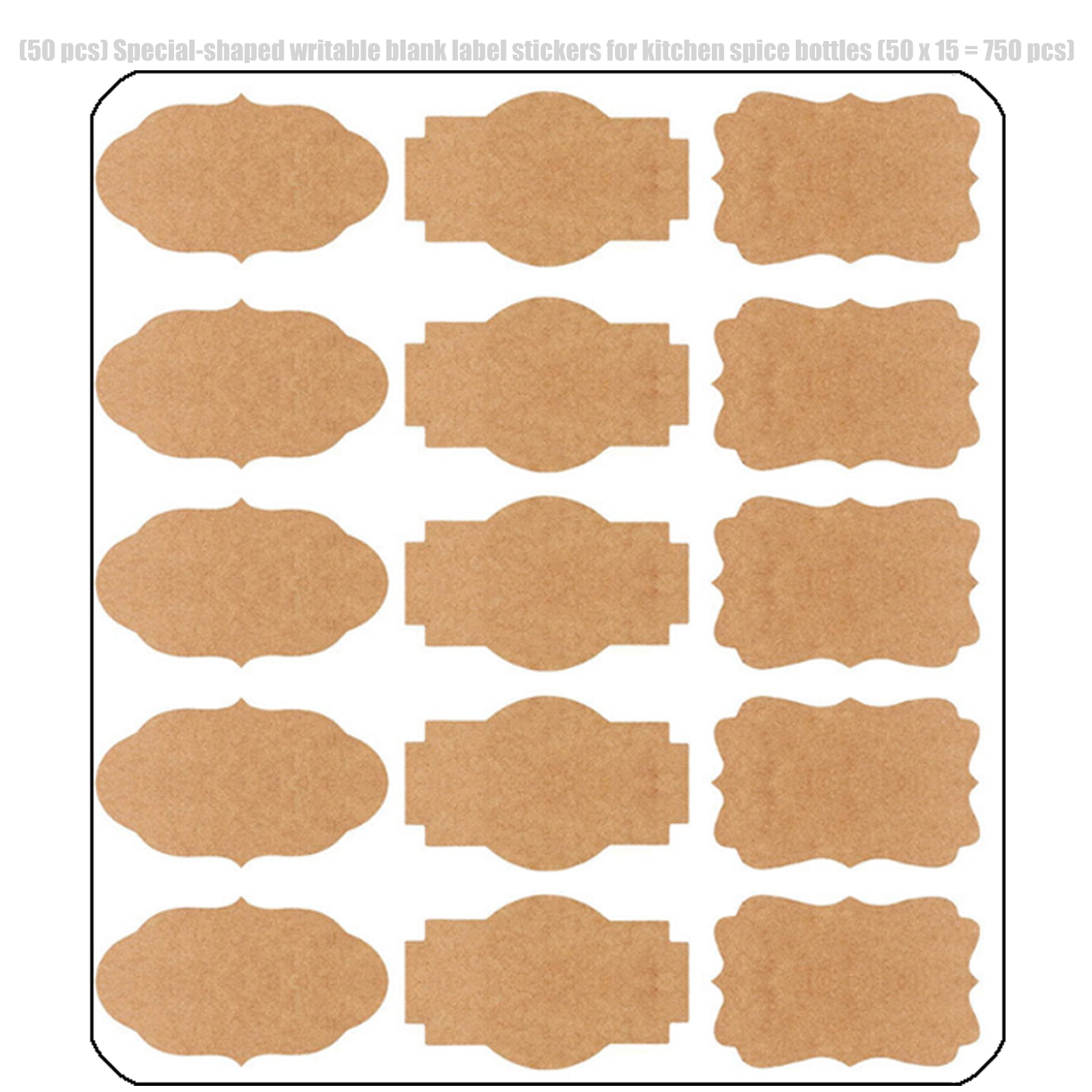 Adhesive Gift Tages Sticker Blanks Writable Label for Essential Oil ...