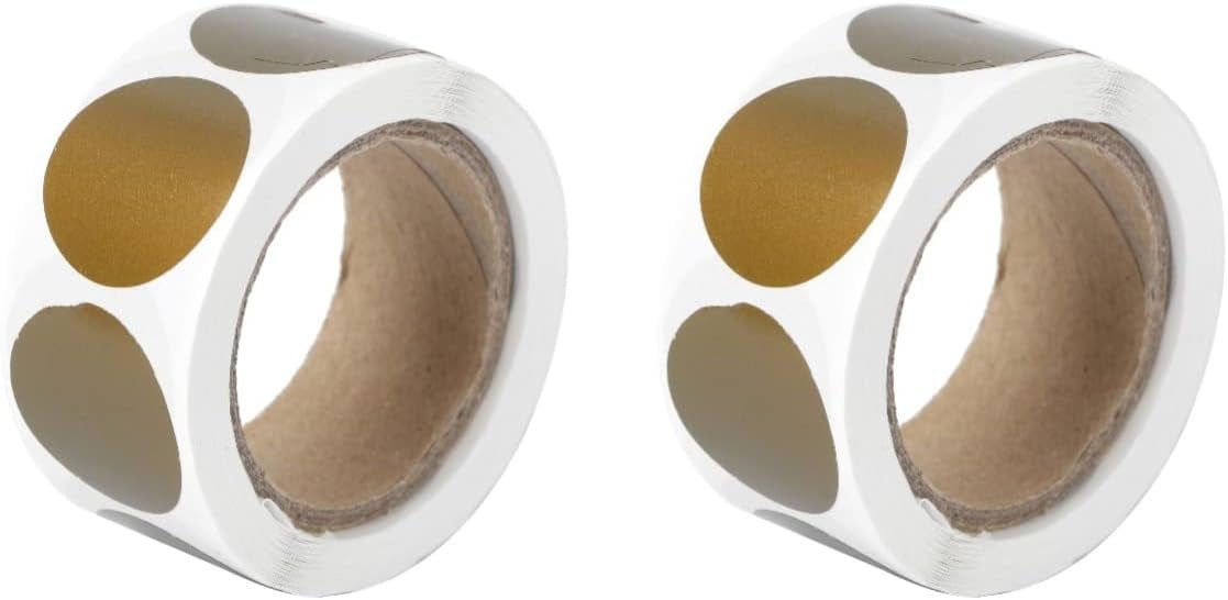 Color Dot Stickers 2 Rolls 300pcs Scrape DIY Adhesive Sticker Round ...