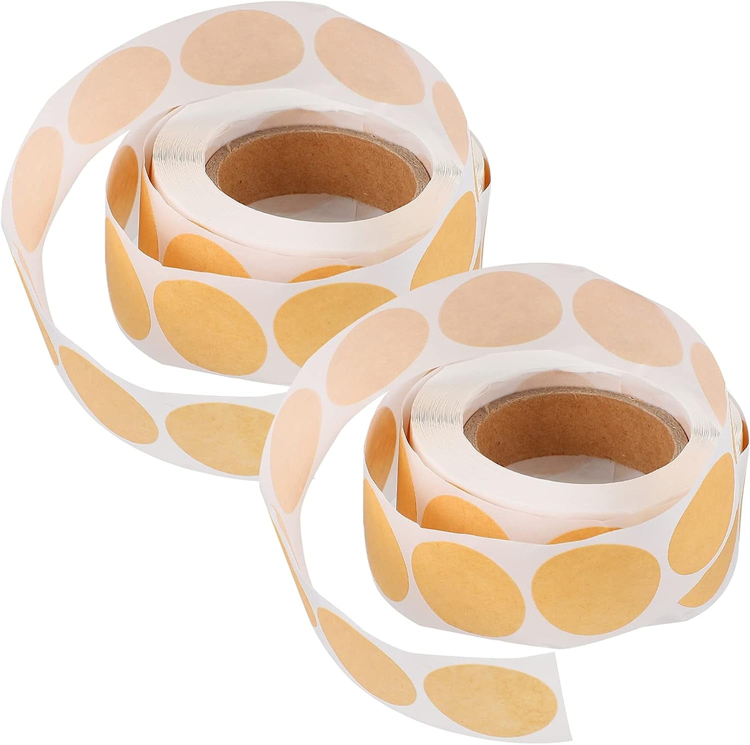 Adhesive Gift Tags 2 Rolls Multi- Functional Practical Round Stickers ...