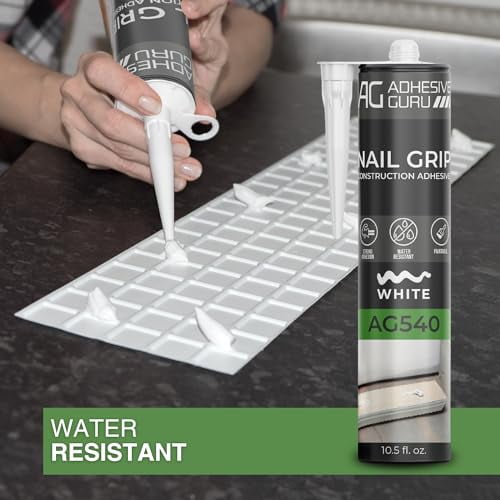 Adhesive Guru Nail Grip Construction Adhesive (24x10.5 fl oz), Heavy ...